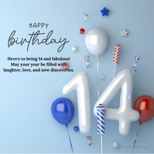 Happy 14th Birthday Wishes - Cheerful Messages for Teenagers - Very Wishes