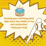 330 Happy Baseball Birthday Wishes - Special Sporty Greetings - Very Wishes