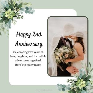 845+ Heartfelt Happy 2 Years Anniversary Wishes - Very Wishes